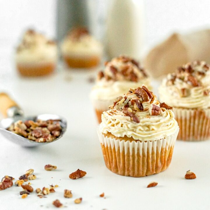 Honey Rum Cupcakes with Brown Butter Buttercream - vagrant appetite
