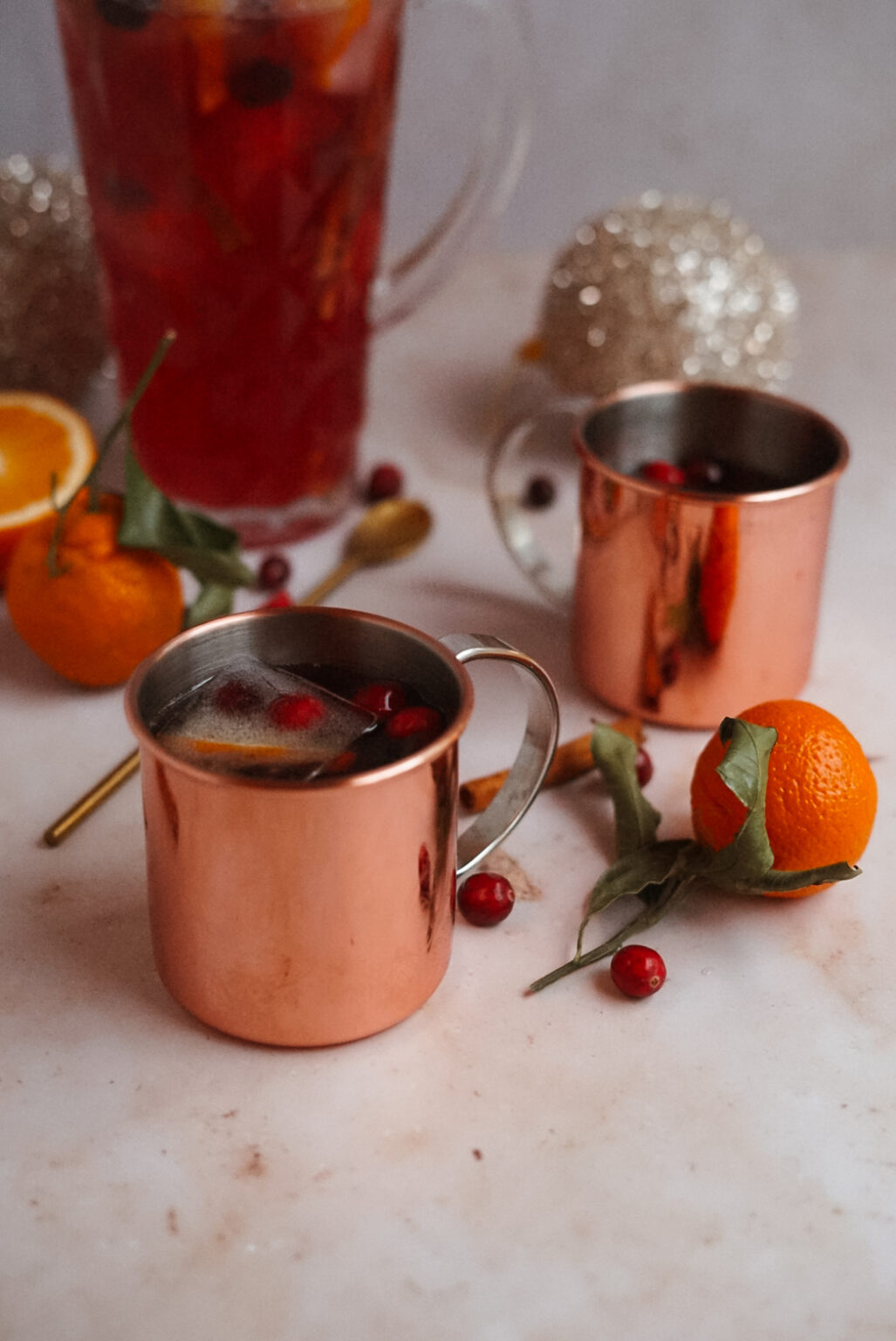 Cranberry Moscow Mule - The Muletide Cheer Cocktail - vagrant appetite