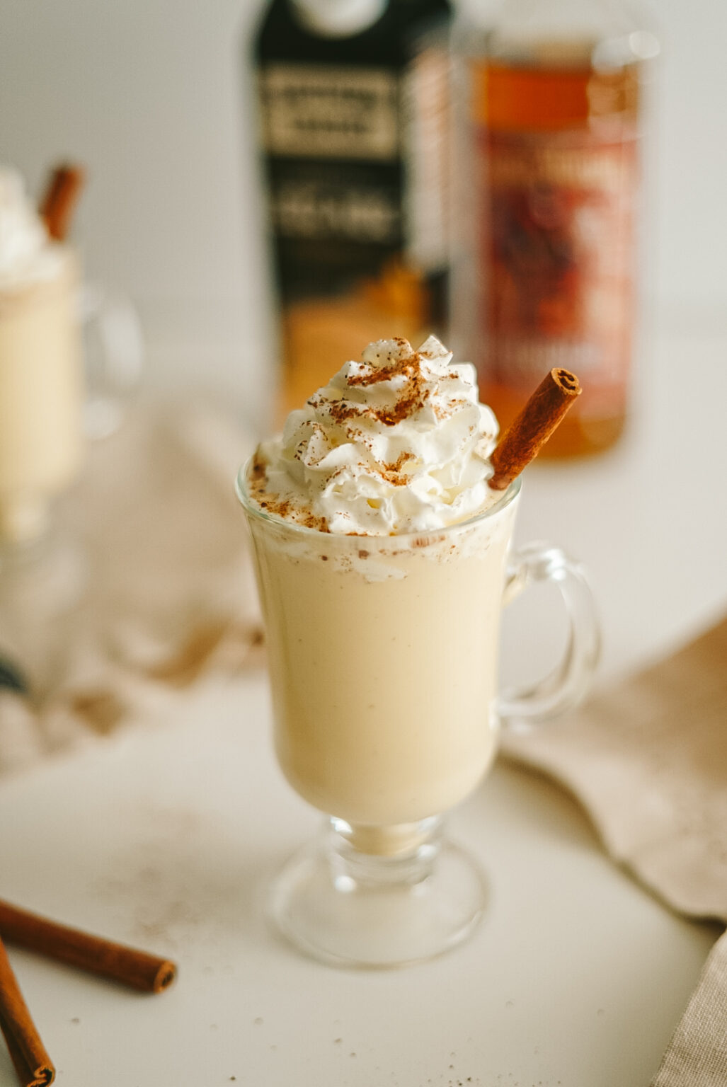 Gingerbread Rum Spiced Eggnog - Vagrant Appetite