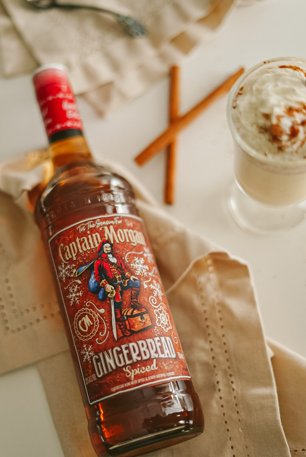 Gingerbread Rum Spiced Eggnog - Vagrant Appetite
