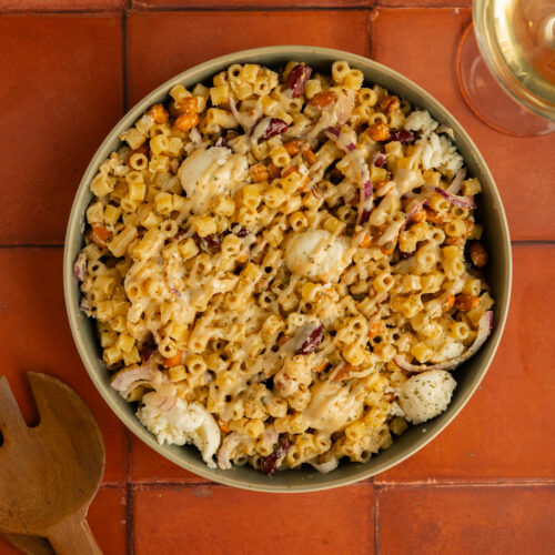 Bean and Chickpea Pasta Salad - Vagrant Appetite