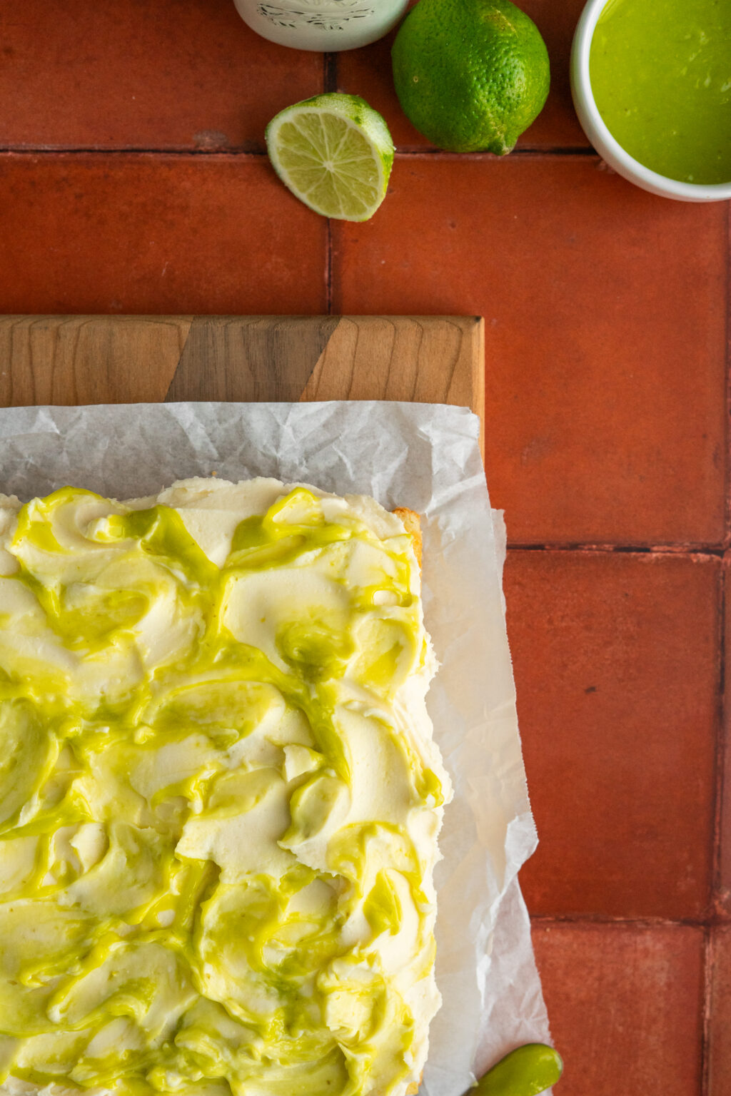 Coconut Lime Snack Cake - Vagrant Appetite