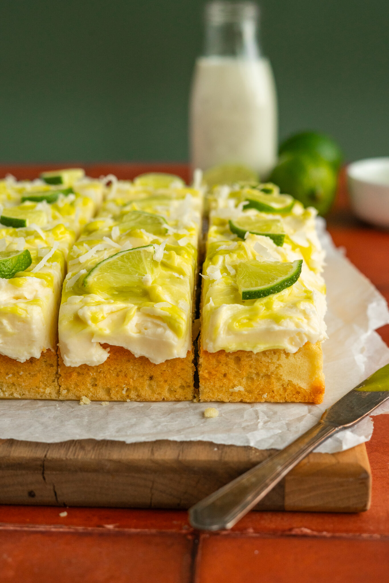 Coconut Lime Snack Cake - Vagrant Appetite